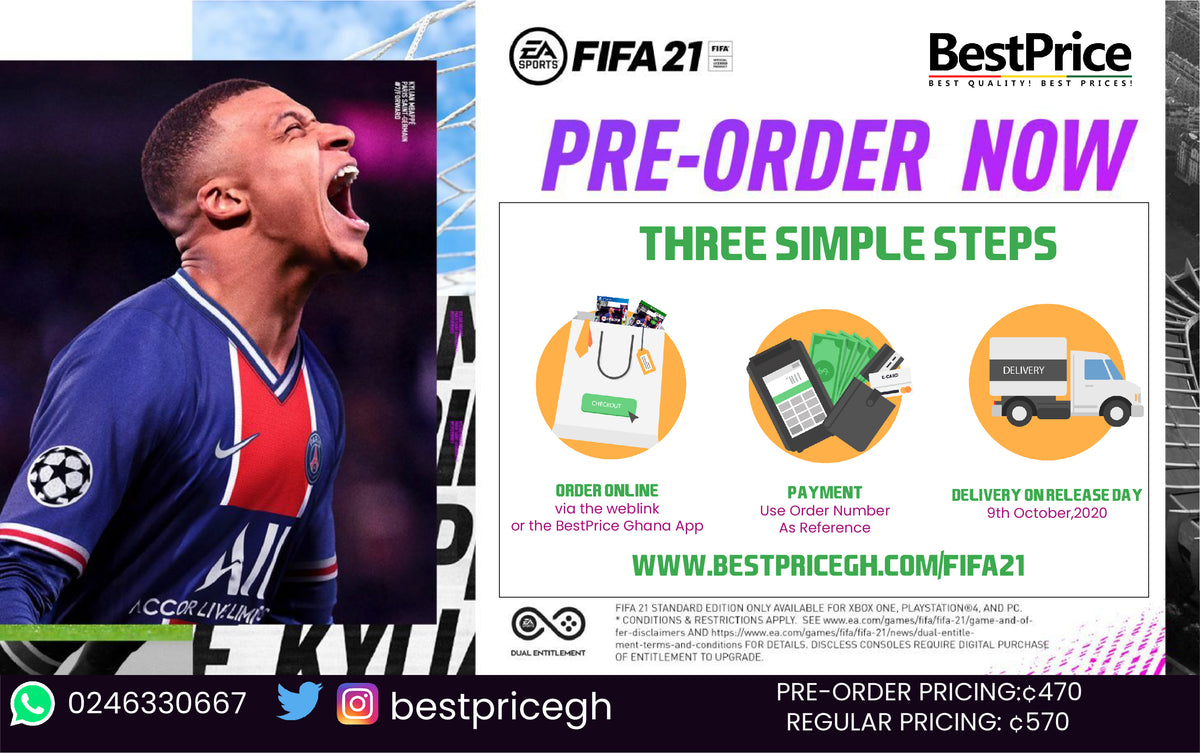 FIFA 21 Pre-Order Now! – BestPrice Ghana