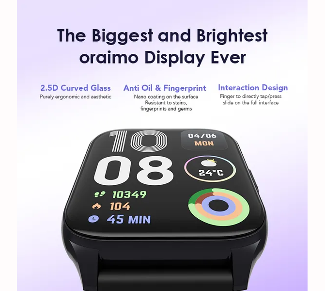 Oraimo Watch 4 Plus 2.01″ HD IP68 Smart Watch – BestPrice Ghana