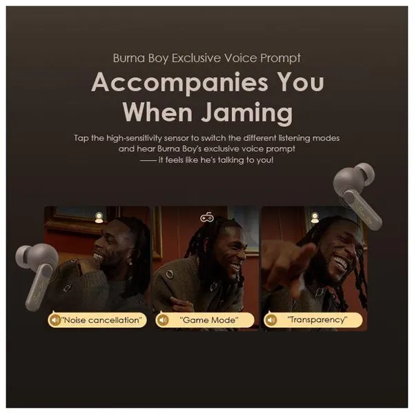 Oraimo SpacePods x Burna Boy ANC True Wireless Earbuds – BestPrice Ghana