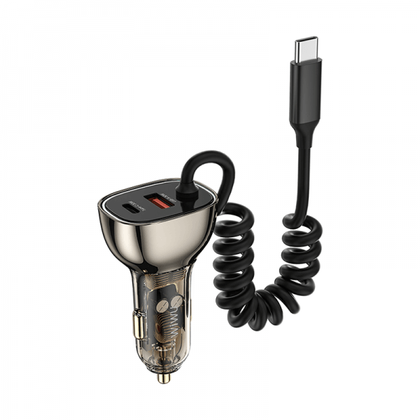 Wiwu Dual Port USB-A + USB-C Pad 90W Car Charger – BestPrice Ghana